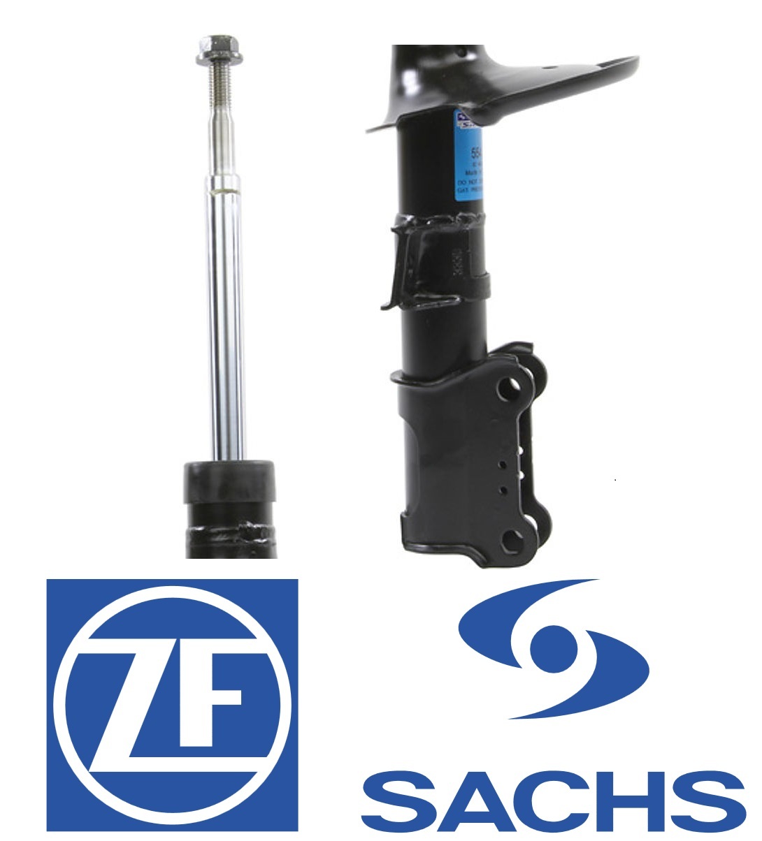 SACHS Volvo V70 S80 S60 Front Shock Absorber Strut Twin-Tube Gas ...