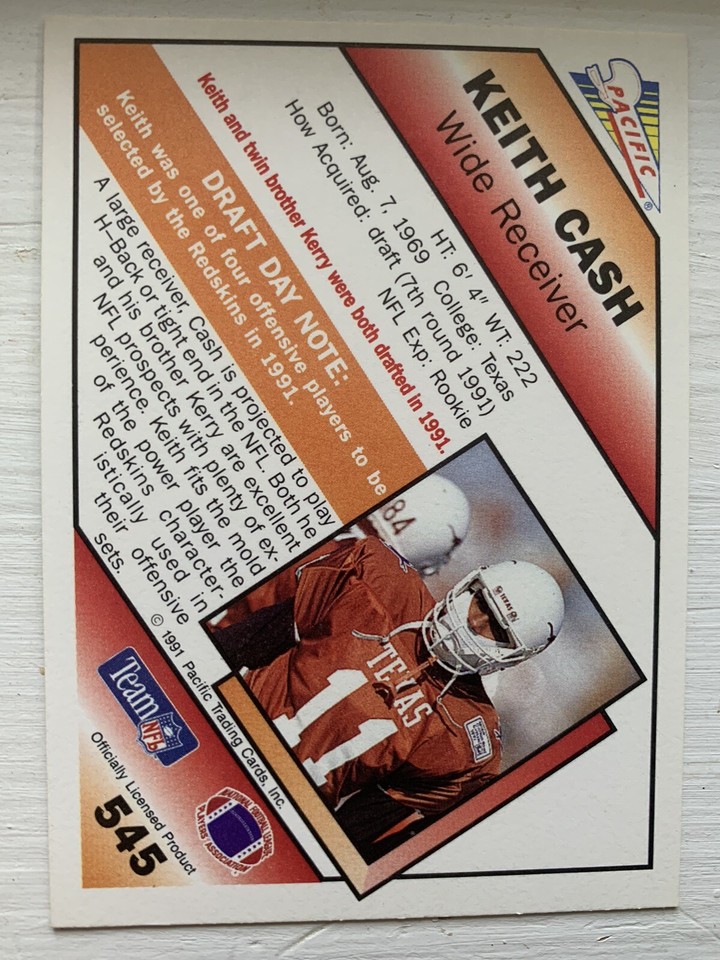 1991 Pacific - #545 Keith Cash (RC) | eBay