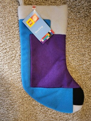 LEGO Collection Christmas Stocking -Purple/Blue- New! | eBay