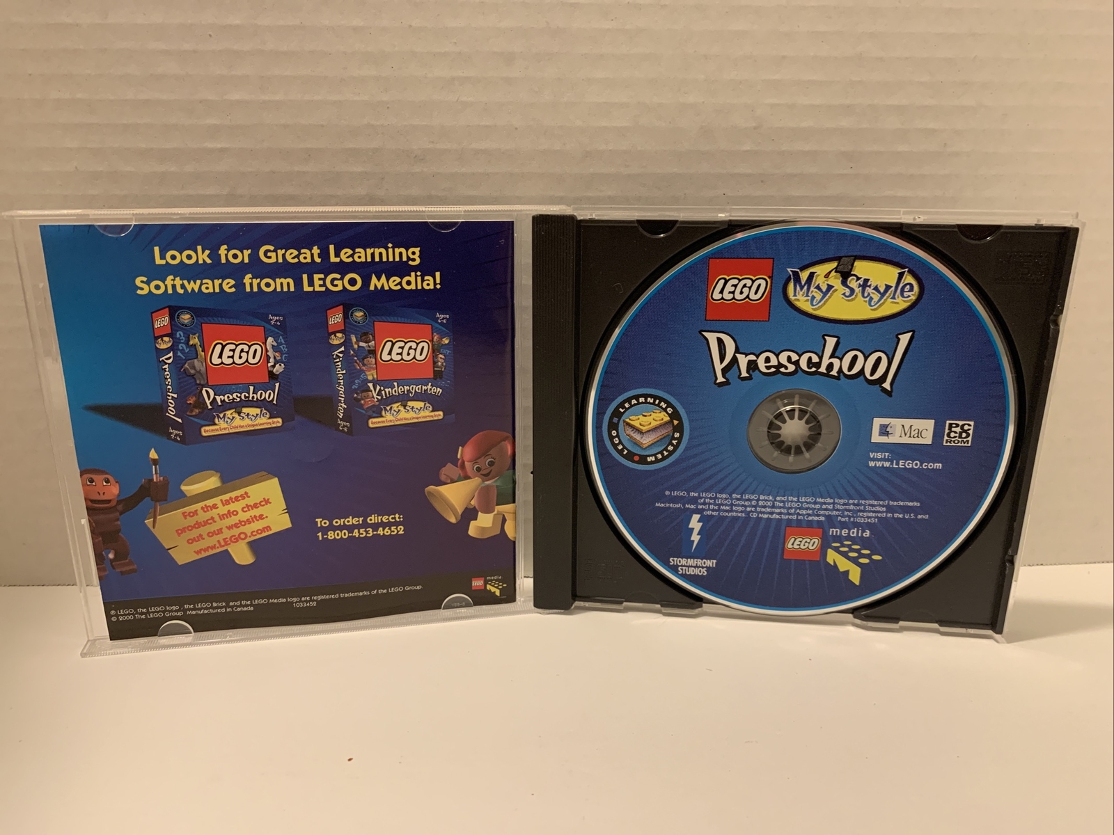 Lego Preschool My Style Over 45 Activities Ages 2-4 CD-ROM PC & MAC ...