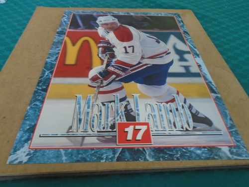 MARK LAMB MONTREAL CANADIENS POSTER COLOR 8 x 11 inches 1994-1995 | eBay