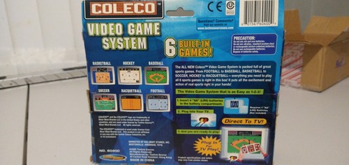 Coleco Video Game System 6 Built-in Games Plug & Play Techno Source ...