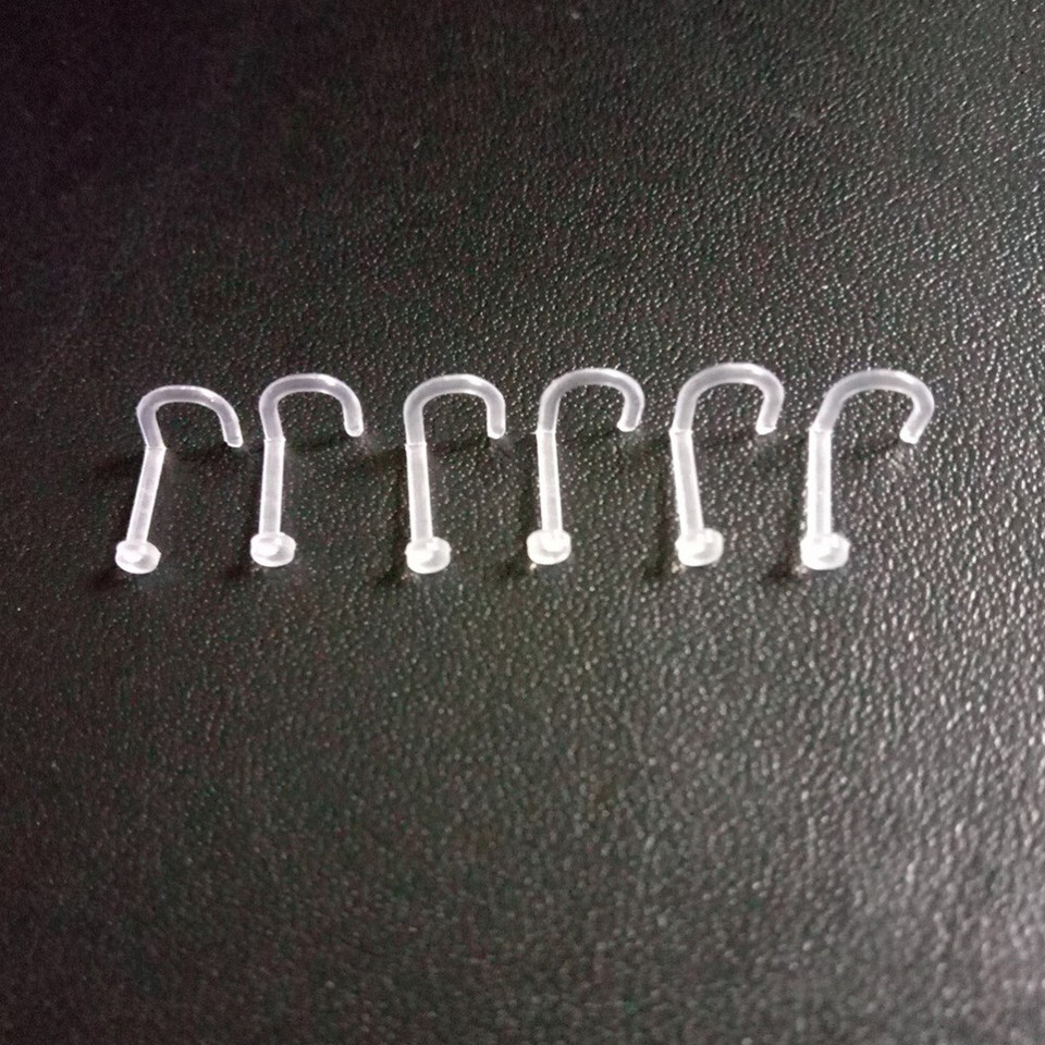 Nose Bone Titanium Steel Nose Nail Nose Piercing Stud Nose Piercing ...