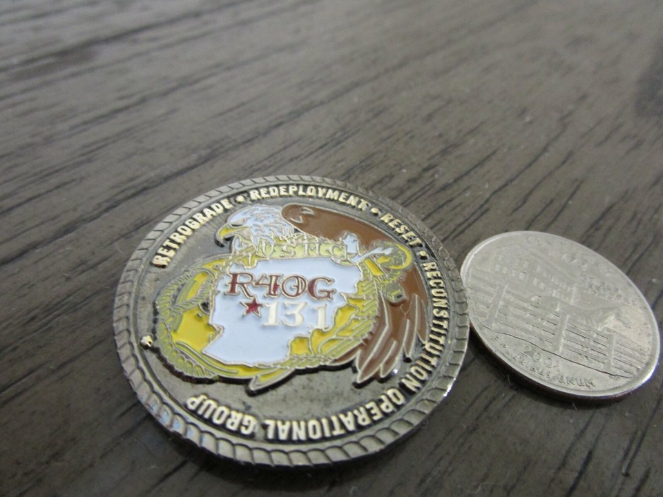 USMC Retrograde Redeployment Reconstitution Ops Group Challenge Coin ...