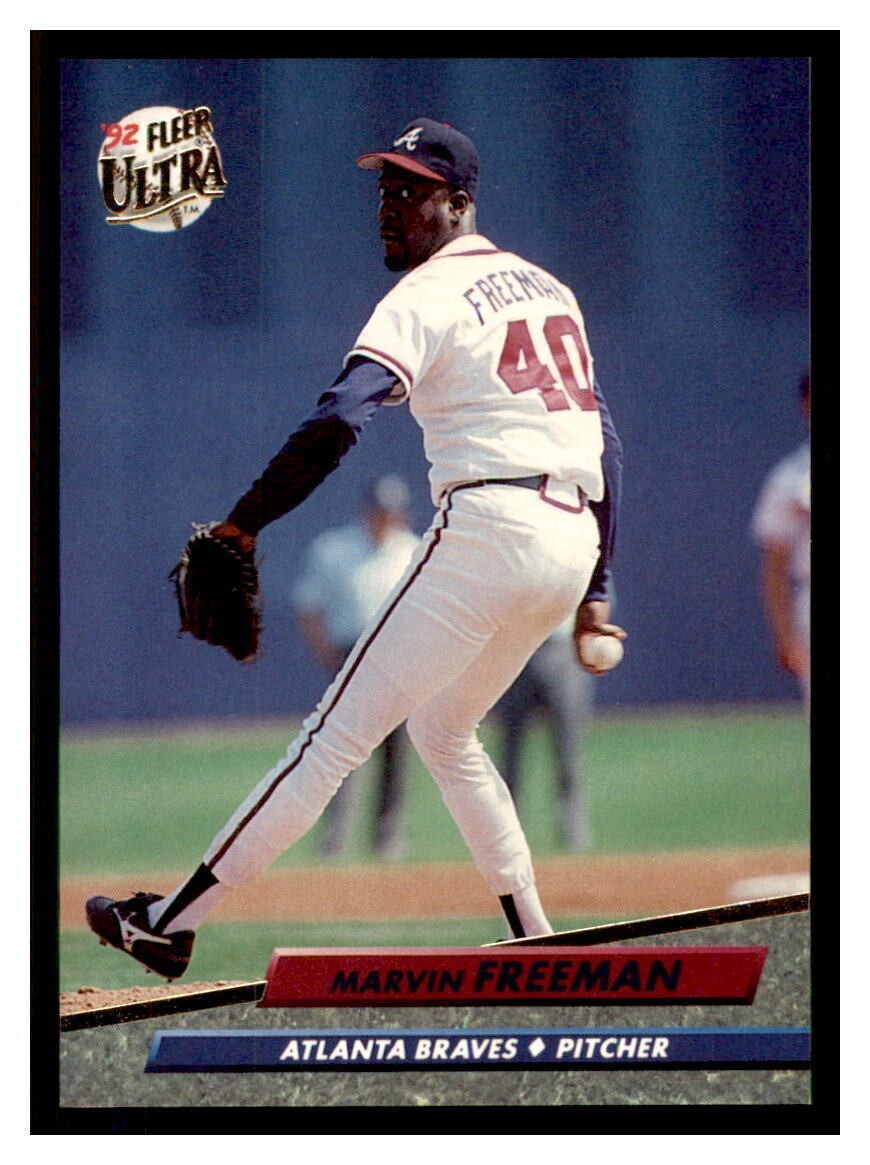 1992 Fleer Ultra #458 MARVIN FREEMAN Atlanta Braves | eBay