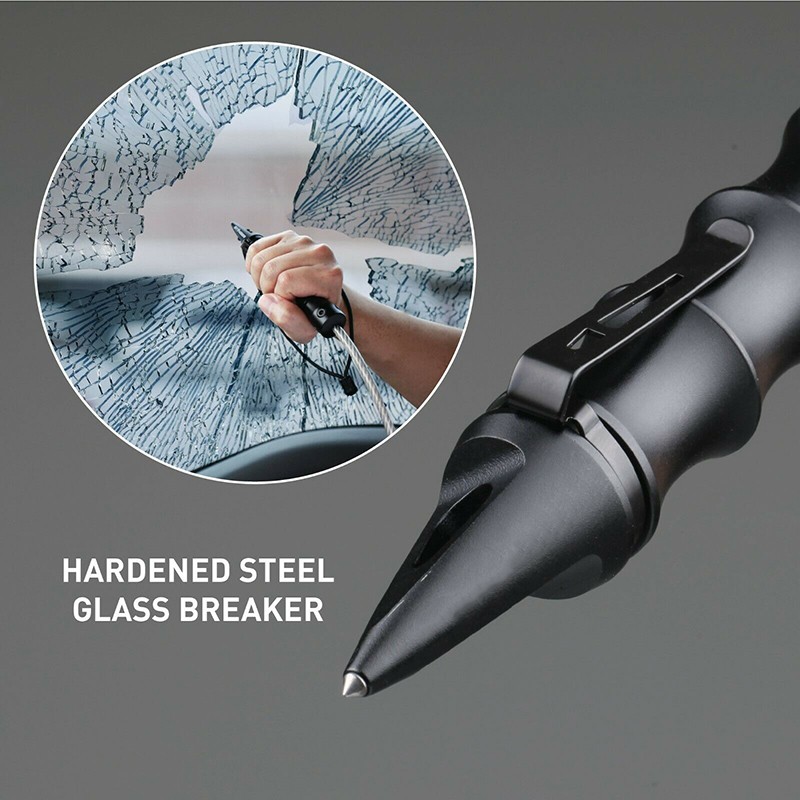 Foldable Whip Emergency Tool Hammer Hardened Steel Window Glass Breaker ...