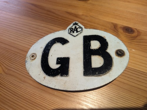 Vintage RAC Metal GB Car Grille Badge Emblem | eBay UK