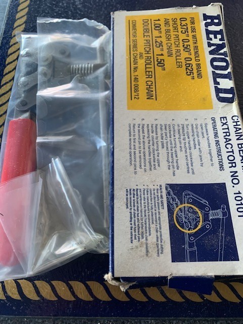 Vintage RENOLD No.10101 Chain Bearing Pin Extractor Motorcycle New in ...
