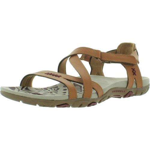Merrell Womens Sandspur Rose Tan Strappy Sandals Shoes 9 Medium (B,M ...
