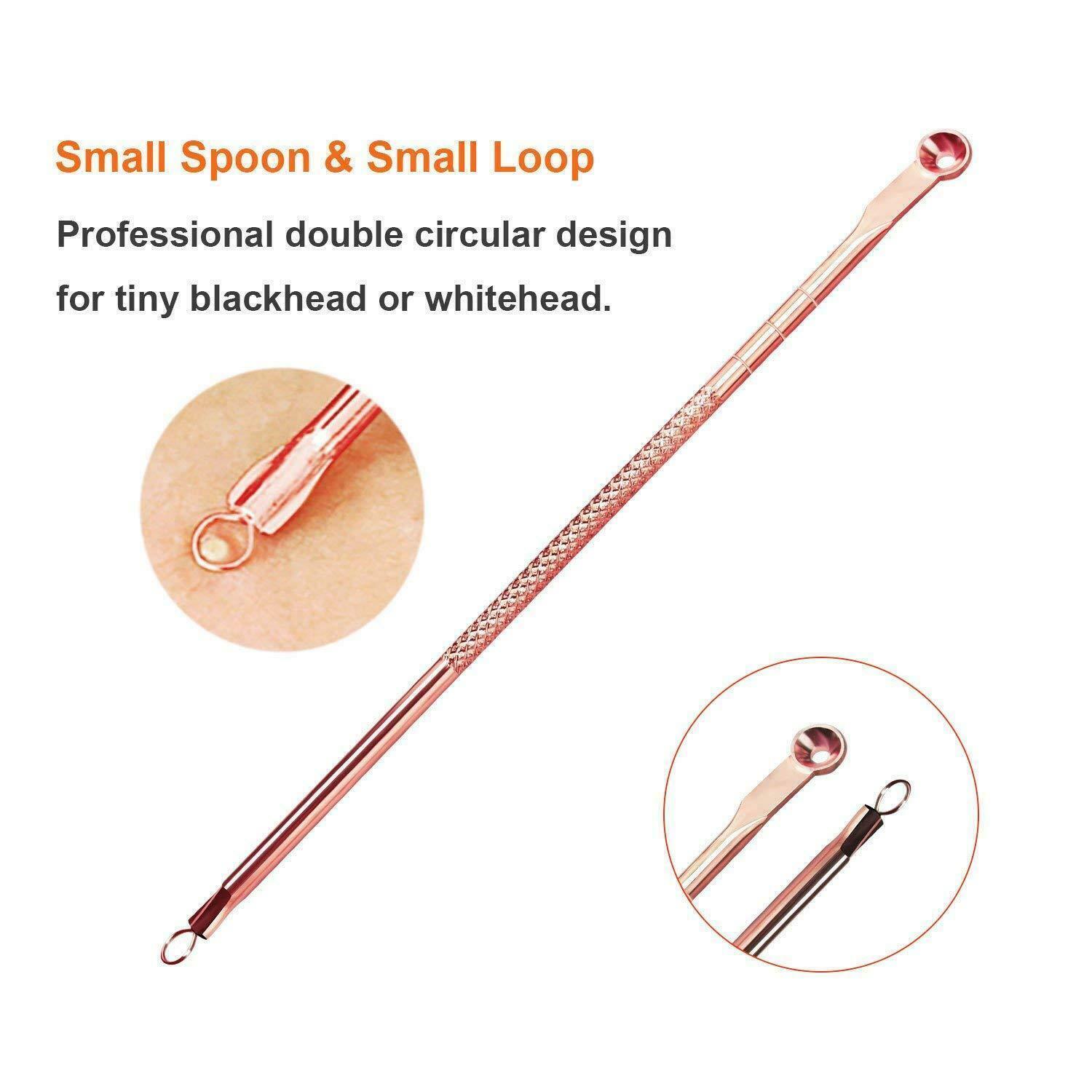 4x Acne Blackhead Comedone Removal Needles Black Head Pore Cleaner Deep ...