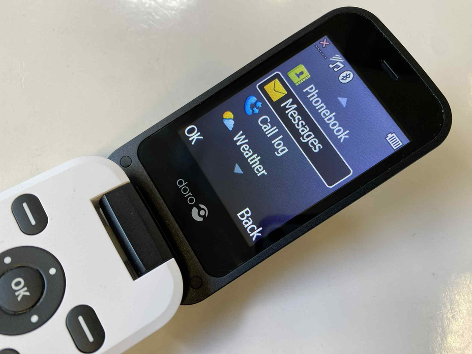 Doro Phone Easy 6620 DFC-0260 Mobile Phone (Unlocked) Flip Fold BIG ...