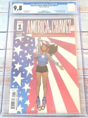 AMERICA CHAVEZ Made in the USA 1 CGC 9.8 1st Cameo Catalina Chavez ...