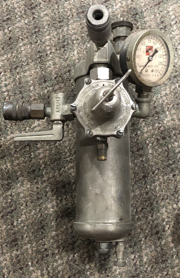 PARTS OR REPAIR Binks Spray Regulator 85-100 200 w/ valve gauge ...