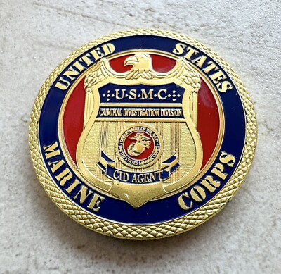 USMC MARINE CORPS CID CRIMINAL INVESTIGATION DIVISION COLORIZED ...