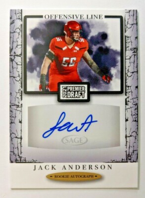 2021 SAGE HIT PREMIER DRAFT RC AUTO JACK ANDERSON A172 | eBay