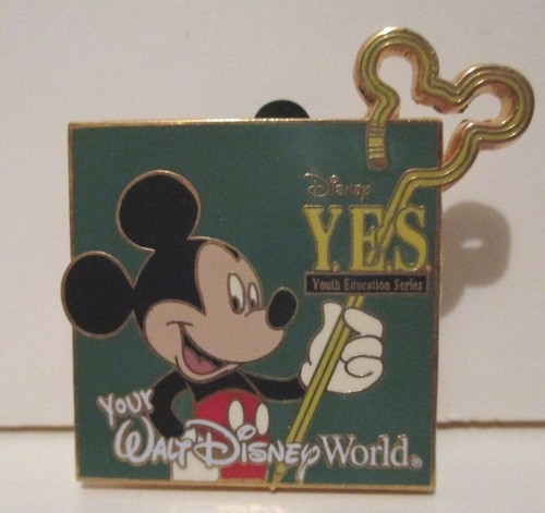 WALT DISNEY WORLD MICKEY MOUSE YES YOUTH EDUCATION SERIES PIN TRADING ...