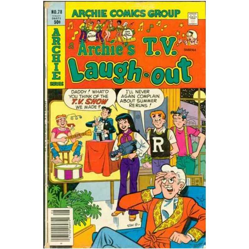 Archie's TV Laugh-Out #78 Archie comics Fine+ Full description below [c ...