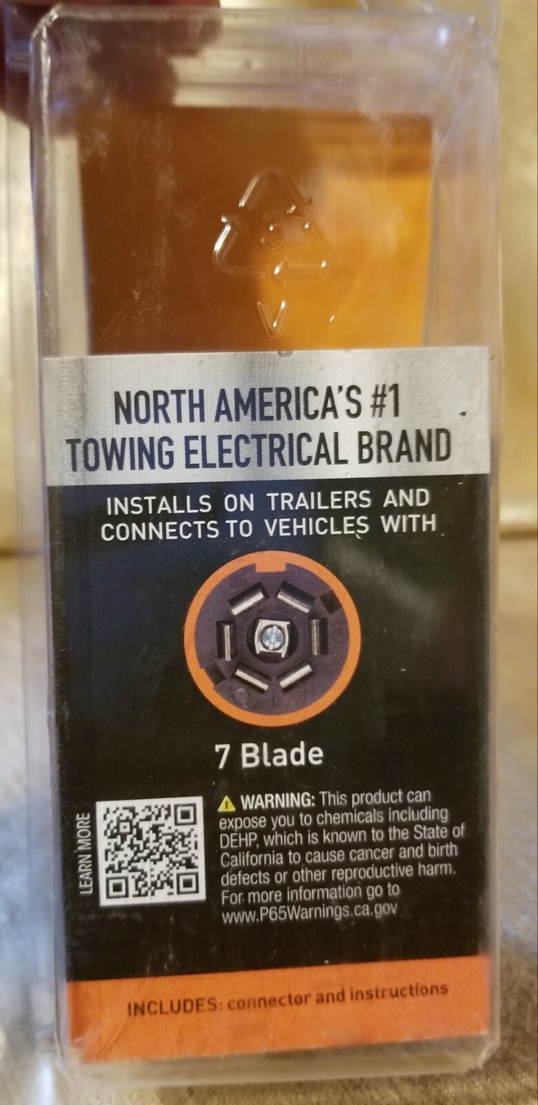 Hopkins Towing Solution 48505 7 Blade Trailer End Connector Universal ...