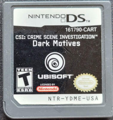 CSI Crime Scene Investigation: Dark Motives - 2006 Nintendo DS ...