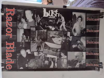 BUSH Razor Blade Suitcase Vintage Poster 1996 | eBay