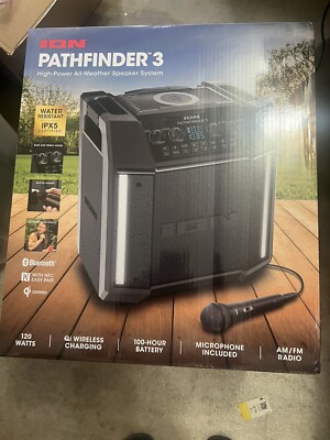 Brand New ION Pathfinder 3 - iPA117C Bluetooth Mobile Speaker ...