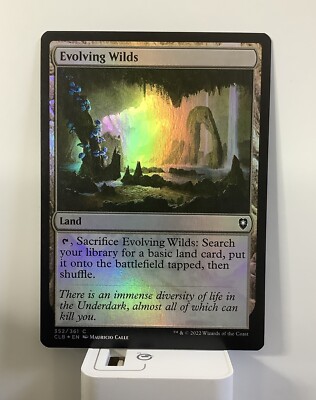 MTG CLB: Evolving Wilds (Land) Commander Legends: Battle for Baldur's ...