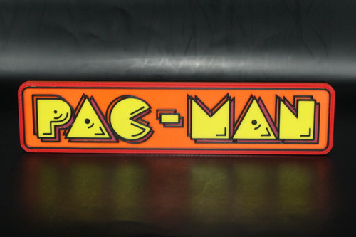 PAC-MAN 3D printed Logo Sign Wall Desk Shelf Art | eBay