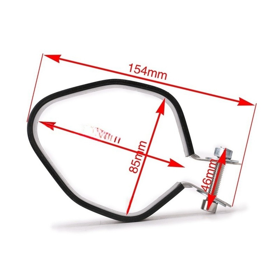Fits Most Motorcycles Motorcycle Exhaust Clamp Stainless Steel Bracket ...
