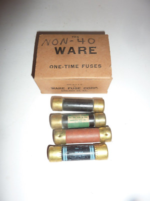 4 Vintage NON-40 One Time Fuses S-58 | eBay