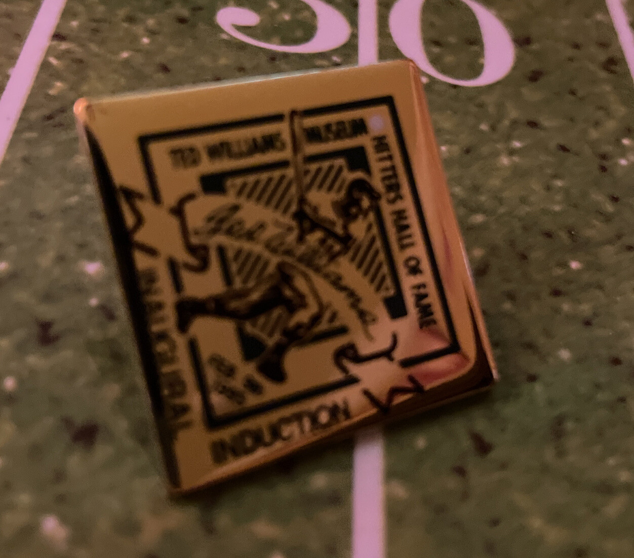 1995 Ted Williams Museum Inaugural Hitters Hall Of Fame Pin Belfour Pin ...