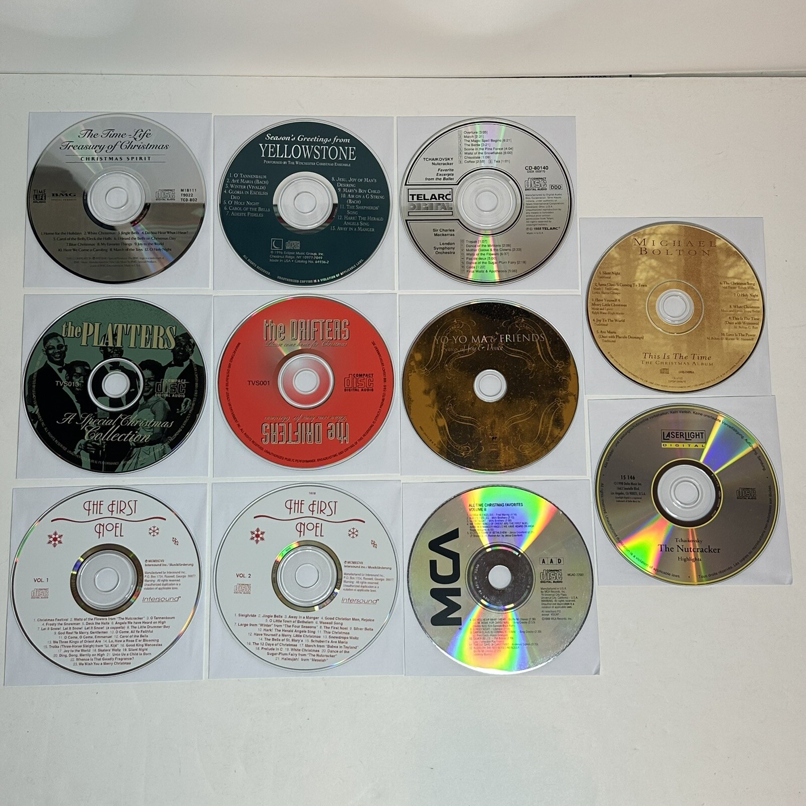 Lot of 11 Christmas Holiday Music CD Various Artists Loose CDs Discs ...