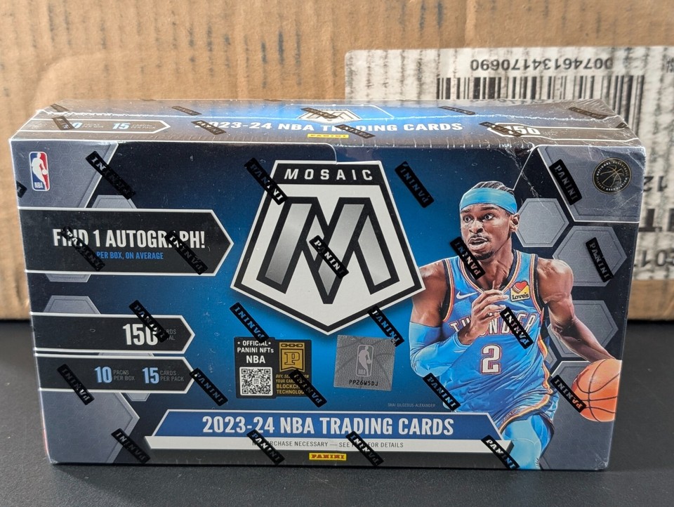 Lot of (12) 2023-24 Panini Mosaic Basketball Hobby Sealed Box in Open ...