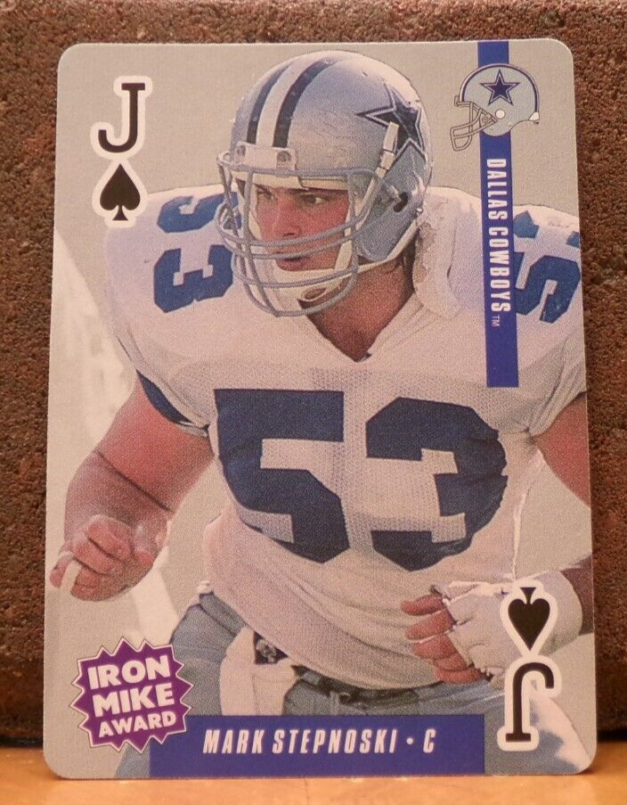 1994 BICYCLE NFL FOOTBALL CARD DITKA'S PICKS: MARK STEPNOSKI DALLAS ...