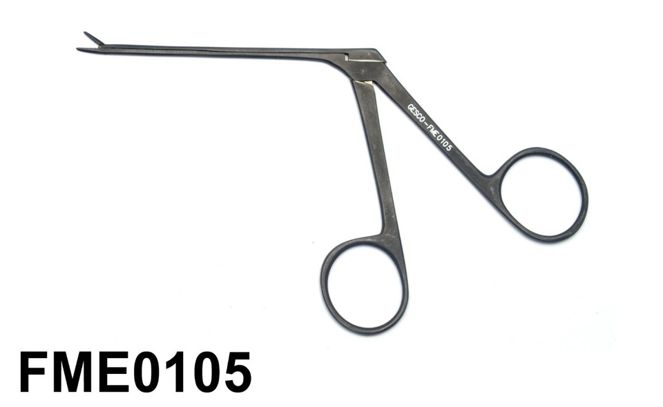 GESCO FORCEPS MICRO EAR ALLIGATOR JAW STRAIGHT 5MM 8CM SURGICAL ENT ...
