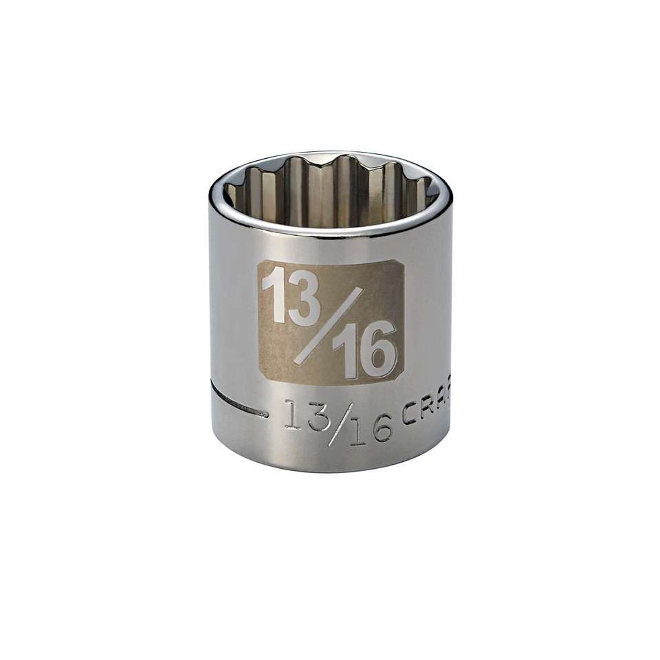 Easy Read Sockets -Craftsman- 1/2 Drive 12 Point - Shallow Metric MM ...