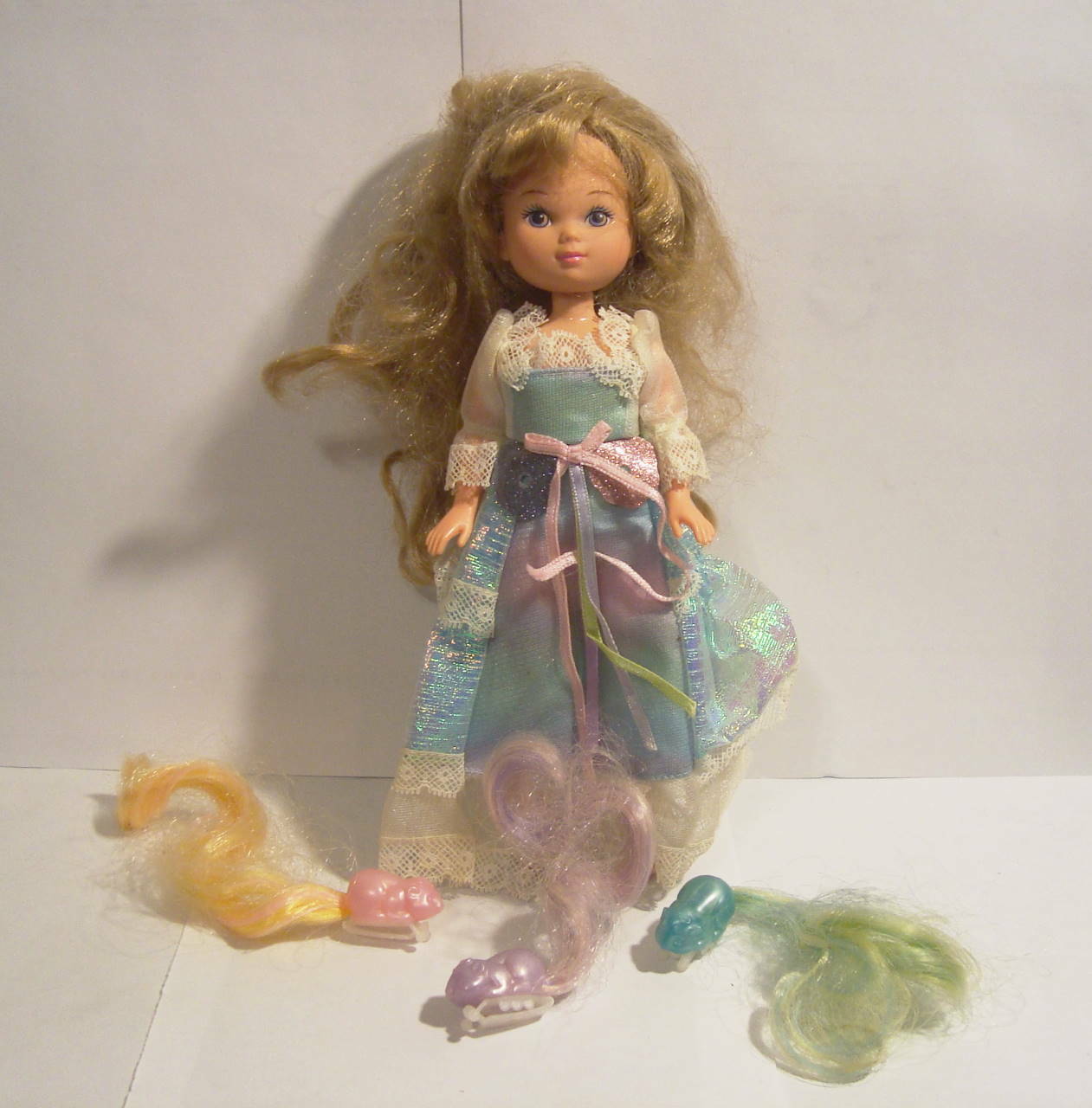 Lady Lovely Locks MAIDEN FAIRHAIR Doll With 3 PIXIETAILS Mattel Vintage ...