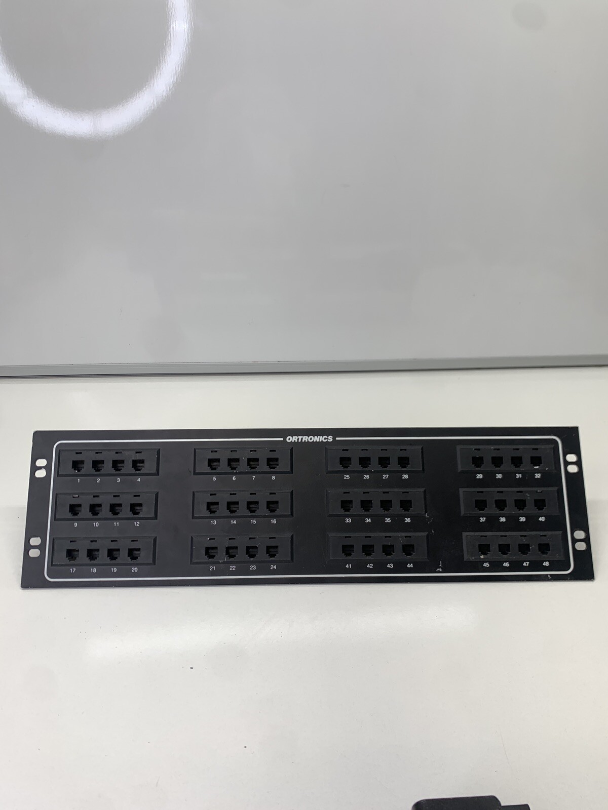 Ortronics OR-009004911 48 Port Tele Patch Panel Rack Mount Telephone ...