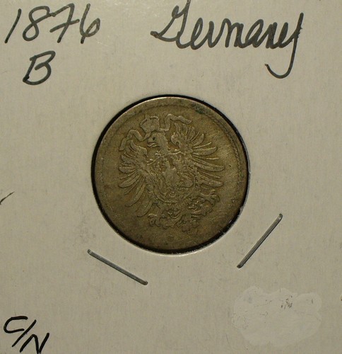 Germany 1876B 10 Pfennig Copper-Nickel Coin | eBay