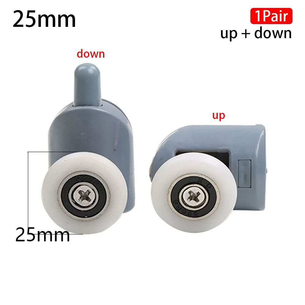 4Pairs Plastic Nylon Runner Wheels Fastener Hardware Sliding Door ...