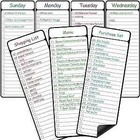 7 PCS Magnetic Dry Erase to Do List White Board 4”x11”, Multifunctional ...