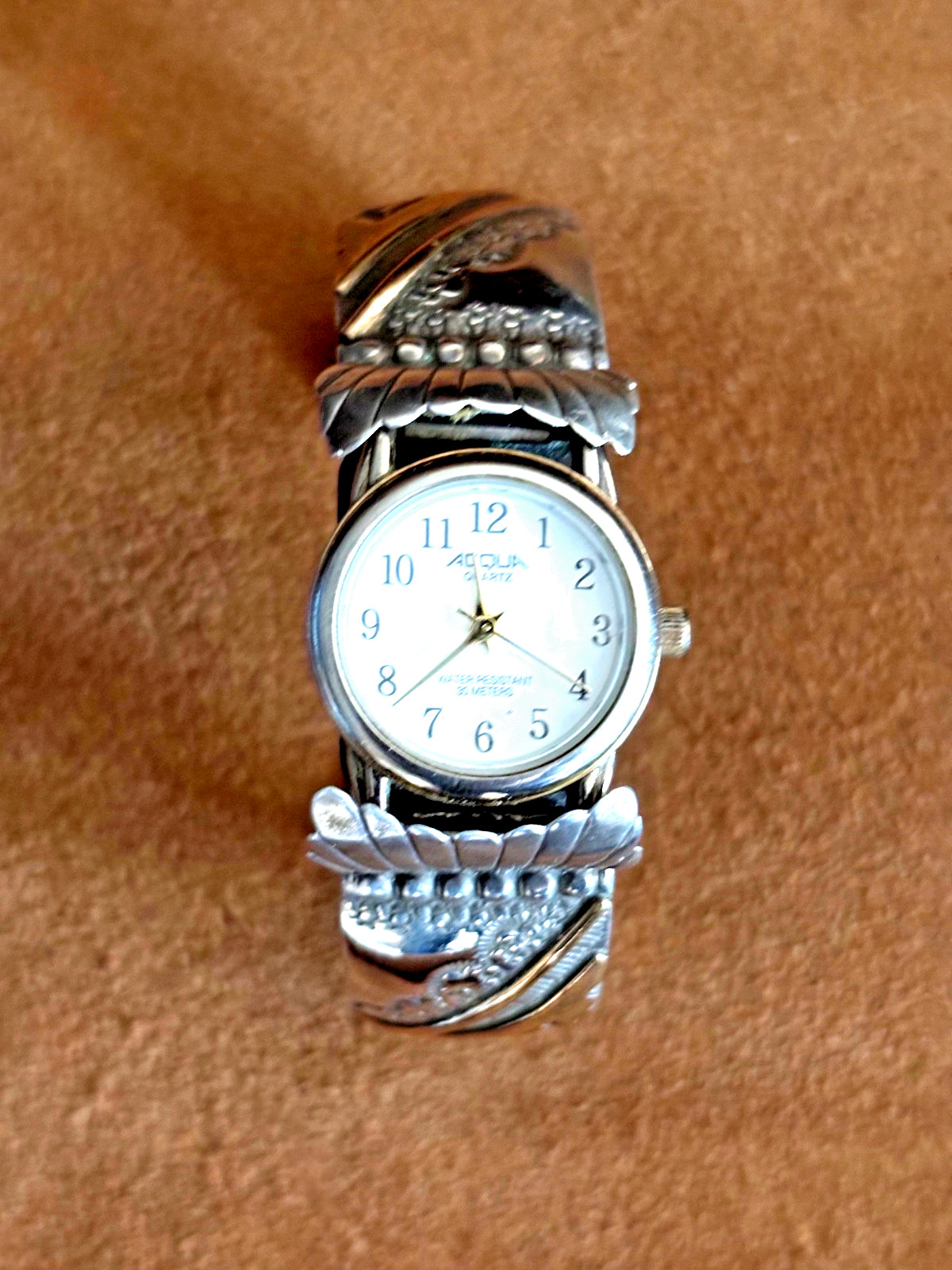 Navajo sterling silver cuff watch vintage James Little - Gem