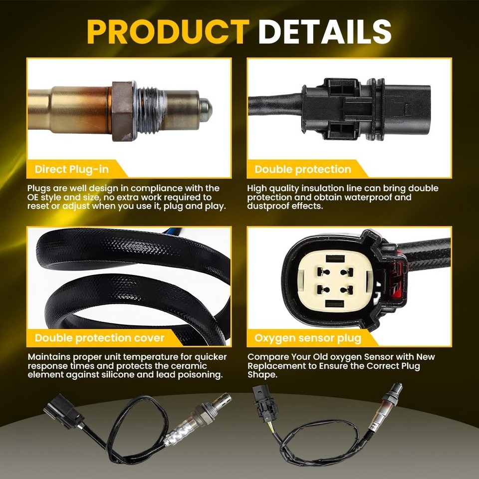 Set /4 OE Upstream+Down Oxygen Sensor For 2011-2014 Ford F150 Pickup 3 ...