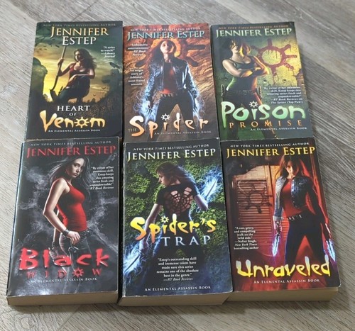 Elemental Assassin series by Jennifer Estep. Books #9-13,15. Urban ...