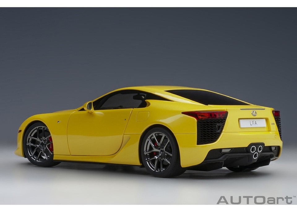 AUTOart 1/18 Lexus LFA Model Car Pearl Yellow Limited Edition New | eBay