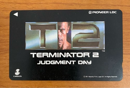 Telephone Card 50 Degrees Terminator 2 Arnold Schwarzenegger with Mount ...