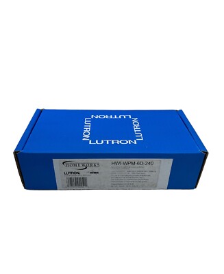 LUTRON HWI-WPM-6D-240 Wallbox Power Module 6 Zone Lighting Control | eBay