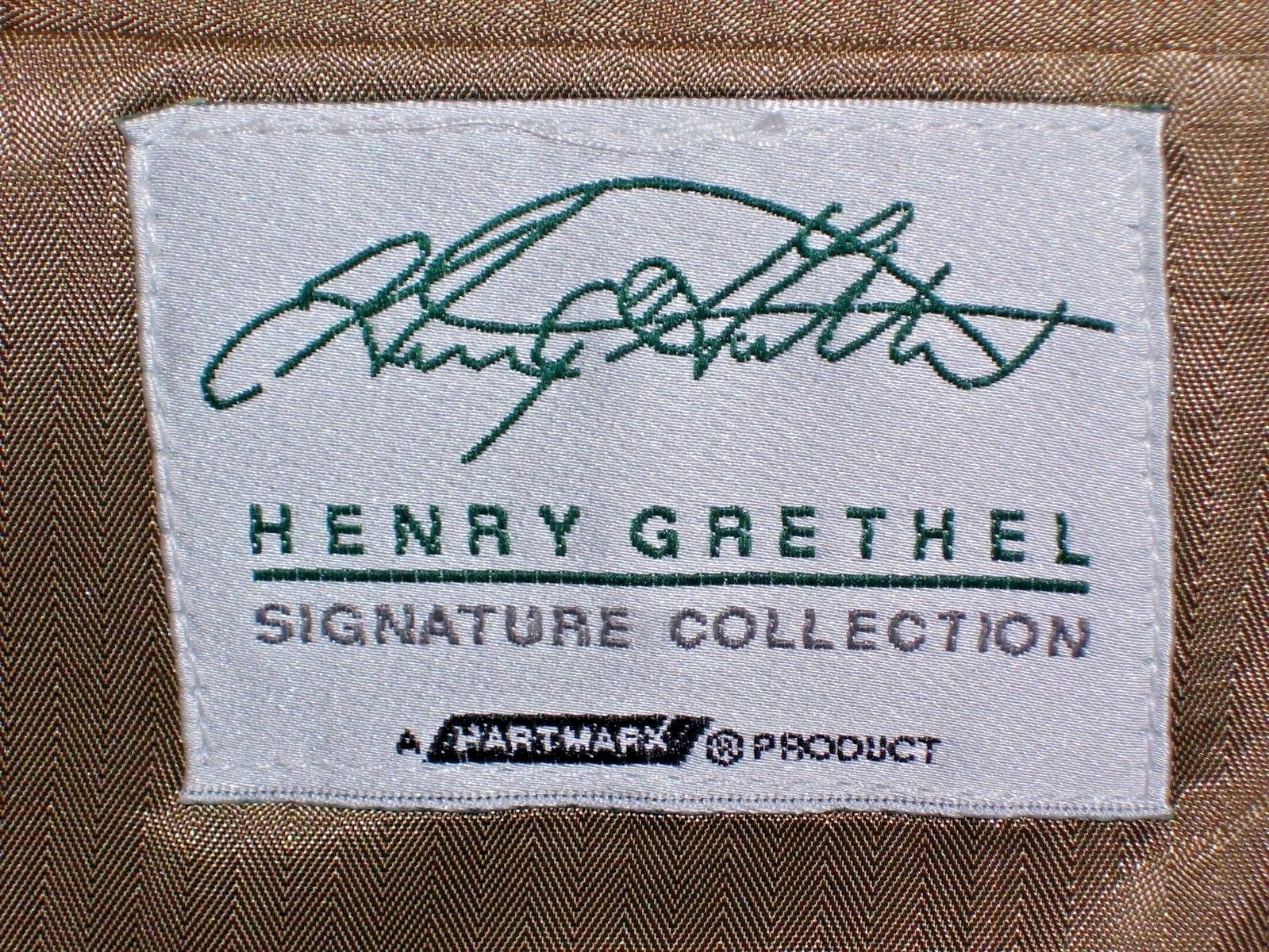 Henry Grethel Signature Collection Mens Brown Blazer … - Gem