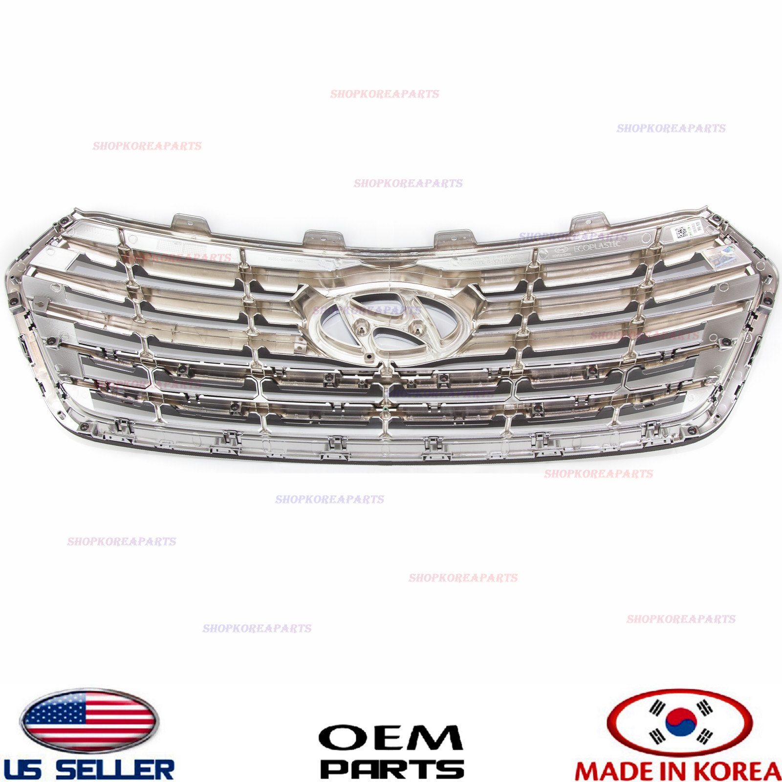 Genuine Front Radiator Grille ⭐OEM⭐Hyundai Santa Fe XL 3.3L 2017-2019 ...