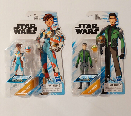 2019 Star Wars Resistance Animated Lot of 2 Torra Doza & Kaz Xiono ...