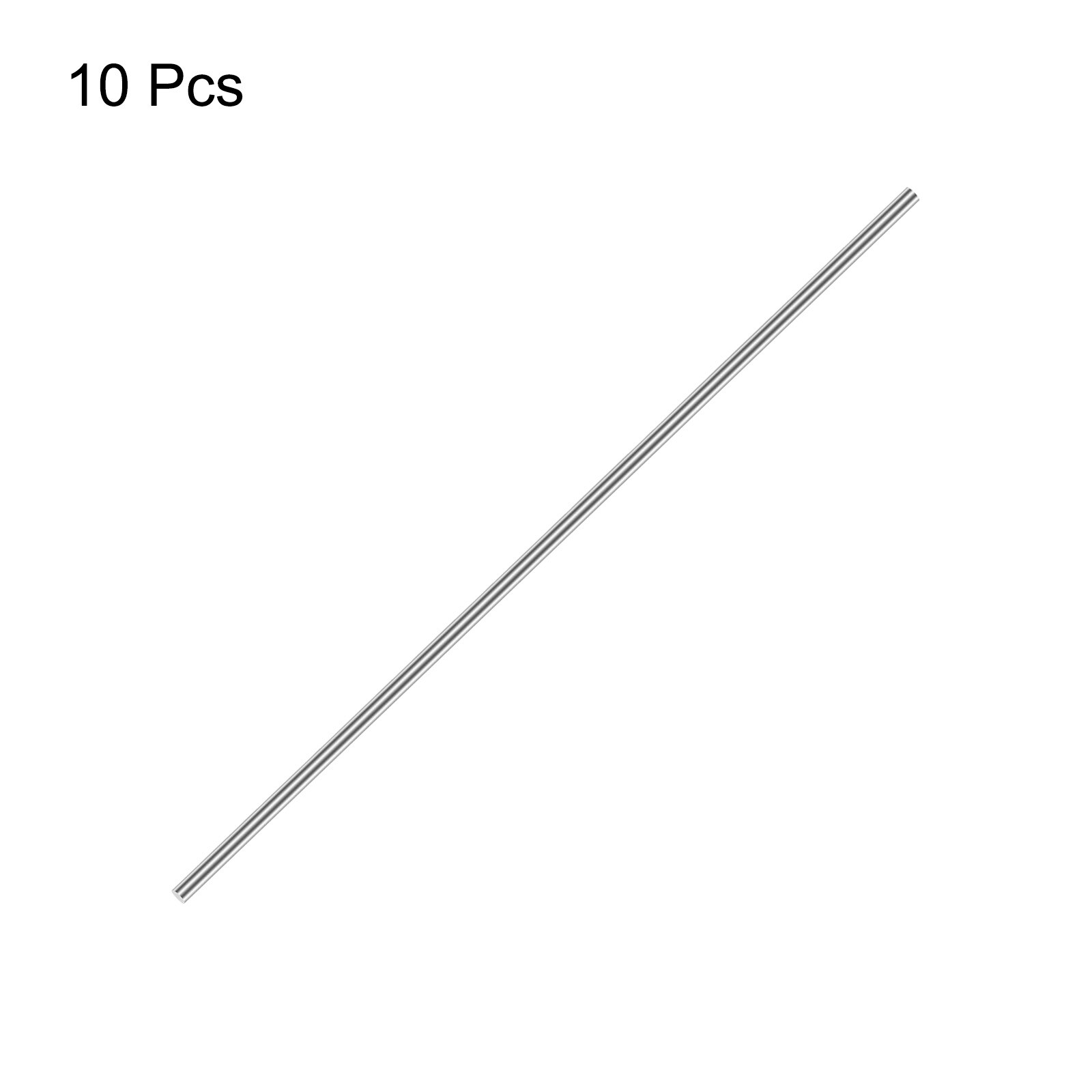 1.5mm x 300mm 304 Stainless Steel Solid Round Rod for DIY Craft - 12pcs ...